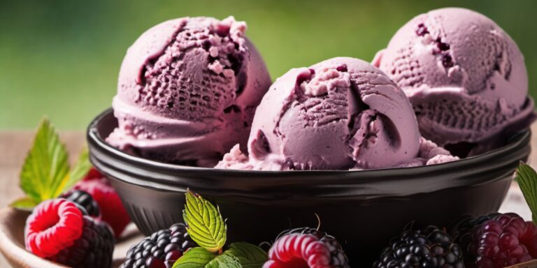 Homemade Black Raspberry Ice Cream Recipe - Ice Cream DIY | Ice Cream ...