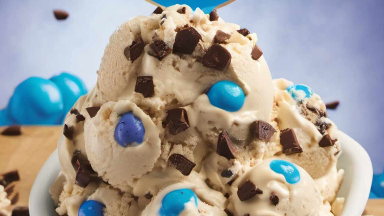 Blue Bell Monster Cookie Dough Ice Cream Recipe - Ice Cream DIY | Ice ...